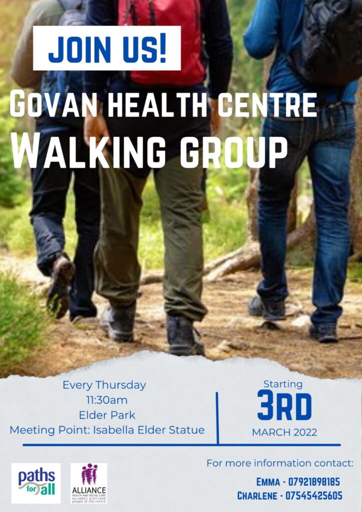 Walking Group Flyer - Elderpark Housing